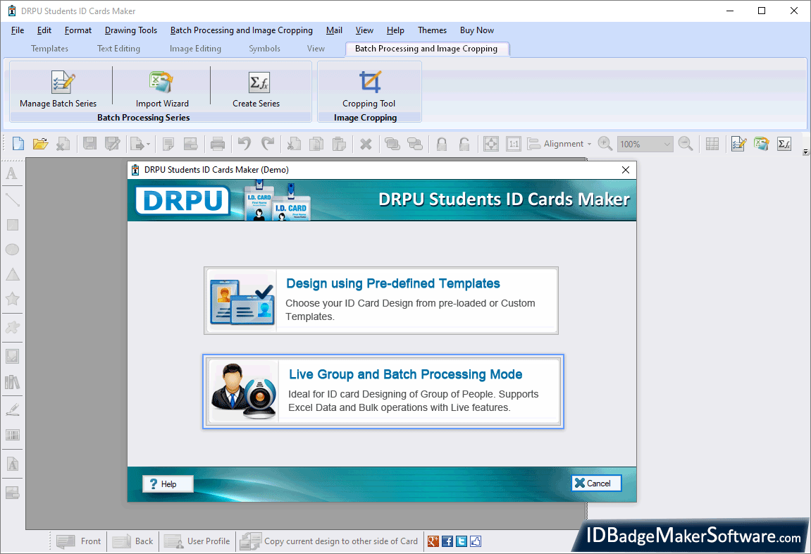 Student ID Cards Maker designs multiple student ID Cards